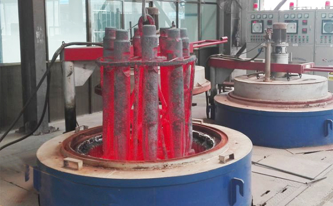 pit type electric furnace